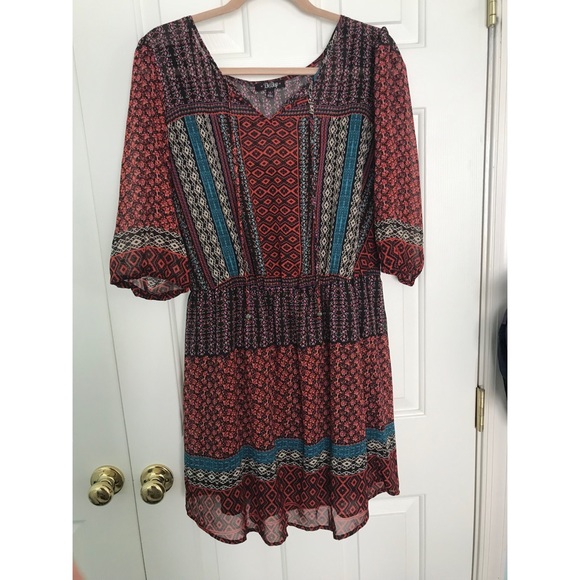 BeBop | Dresses | 34 Sleeve Vneck Dress | Poshmark